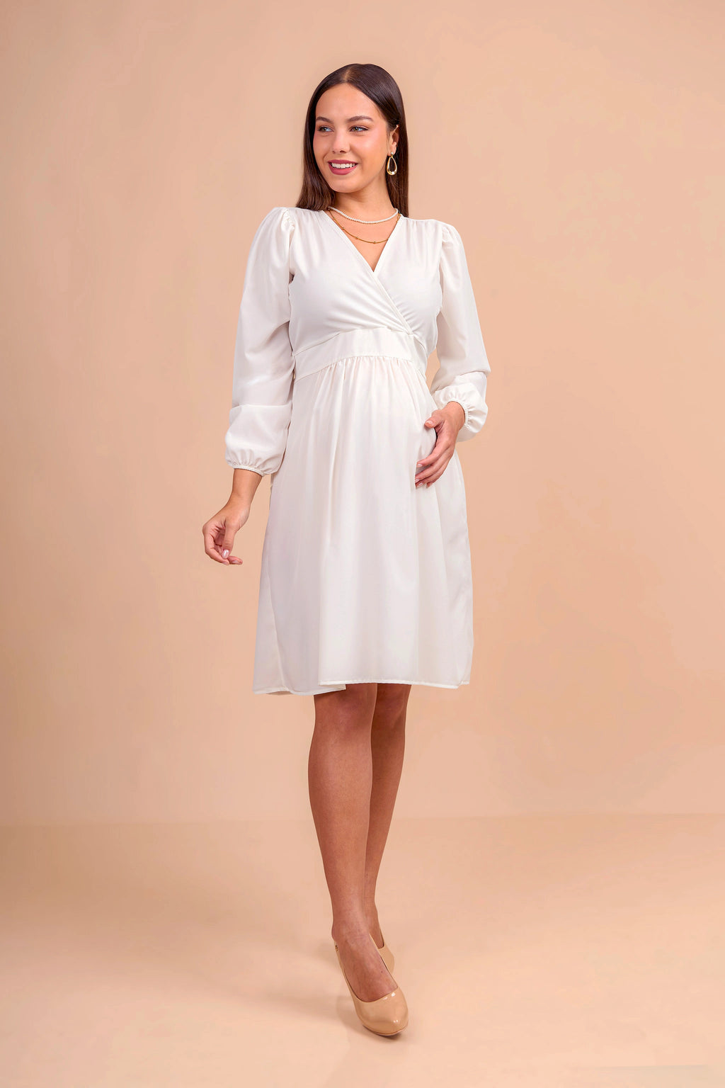 Vestido de Maternidad Nora – Margi Moda en Maternidad
